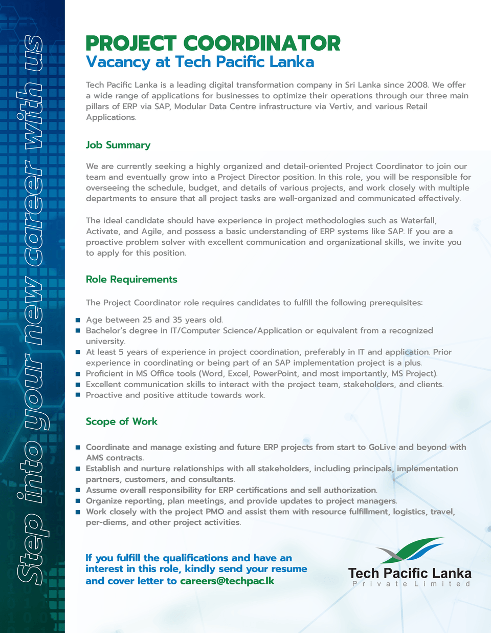 Careers | Tech Pacific